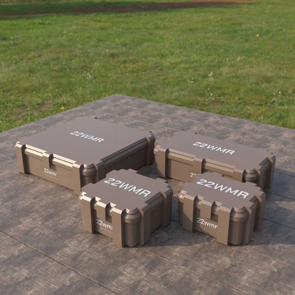 Filamelt Munitionsbox / .22 WMR / ‘Klappdeckel’ / Patronenbox, Ammo Box ...